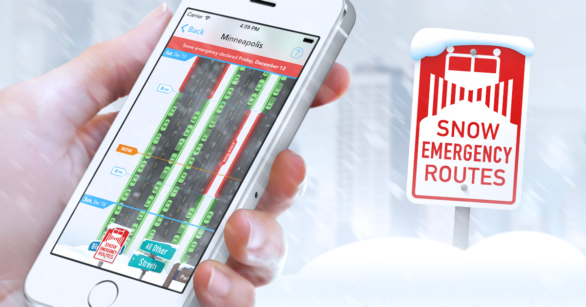 Snow Alerts · Minneapolis and Saint Paul Snow Emergency Alerts for iOS